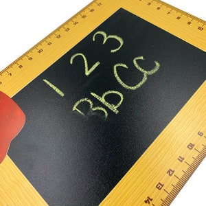 RULER CHALKBOARD - Full Color Flawless Printed Design on Laser Cut ...