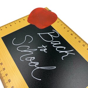 RULER CHALKBOARD - Full Color Flawless Printed Design on Laser Cut ...