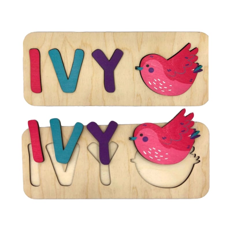 Wooden Name Puzzle - Etsy