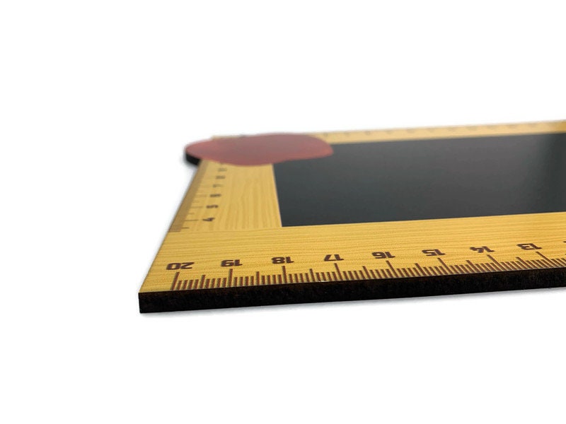 RULER CHALKBOARD Full Color Flawless Printed Design on Laser - Etsy