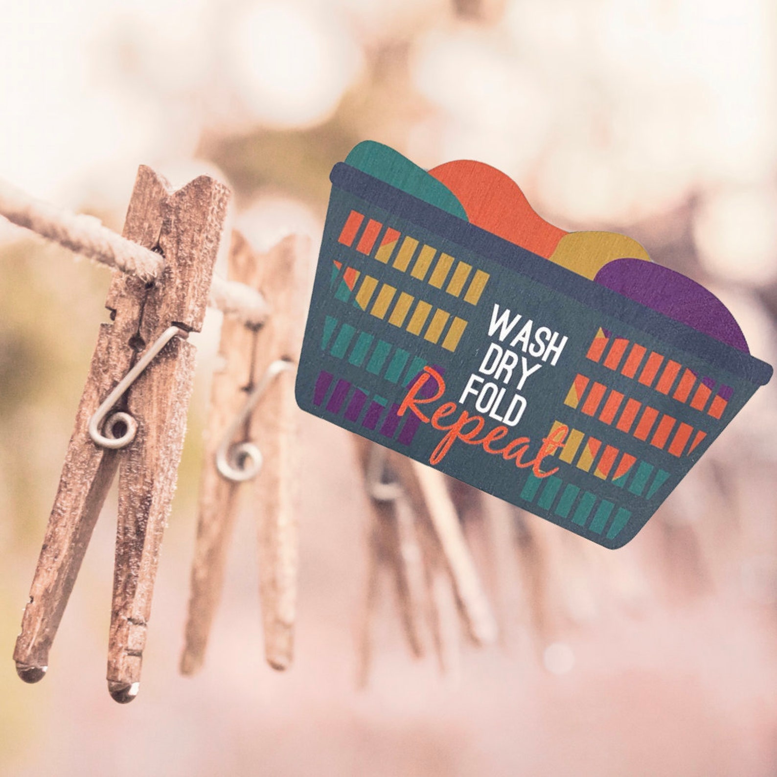 LAUNDRY ROOM SIGNS Laundry Basket Sign Washing Machine | Etsy