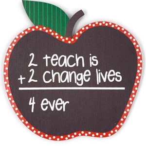 Apple Chalkboard - Etsy
