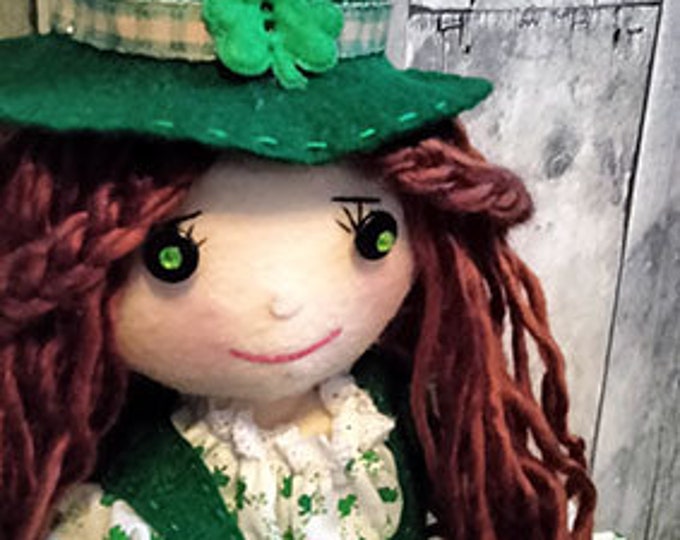 Erin Leprechaun Lass Cloth Doll - Etsy