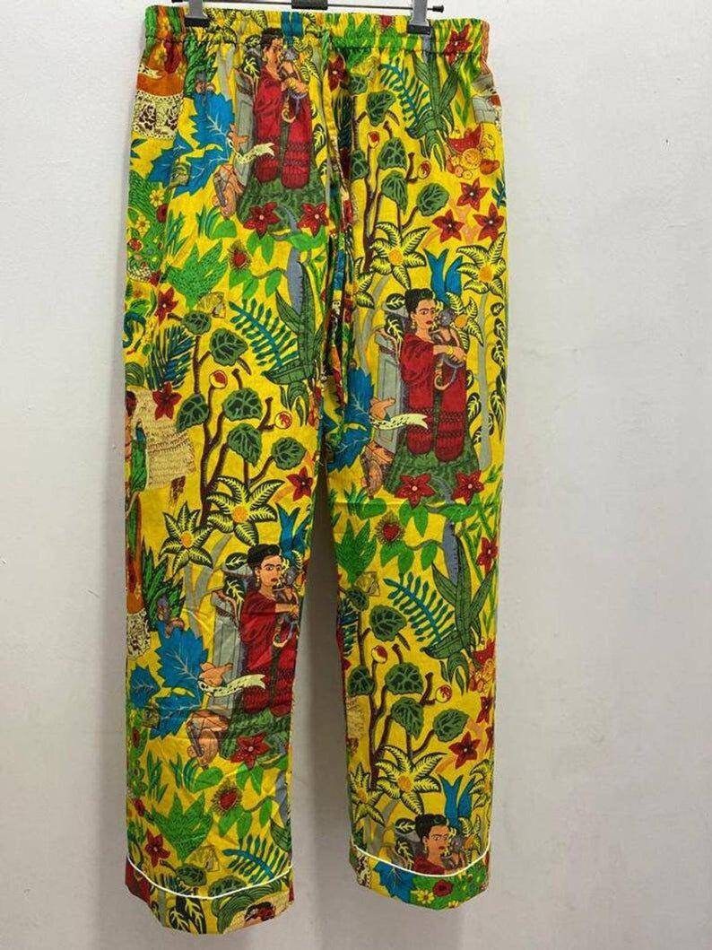 Indian Beautiful Floral Print Pajama Sets Cotton Pajama - Etsy