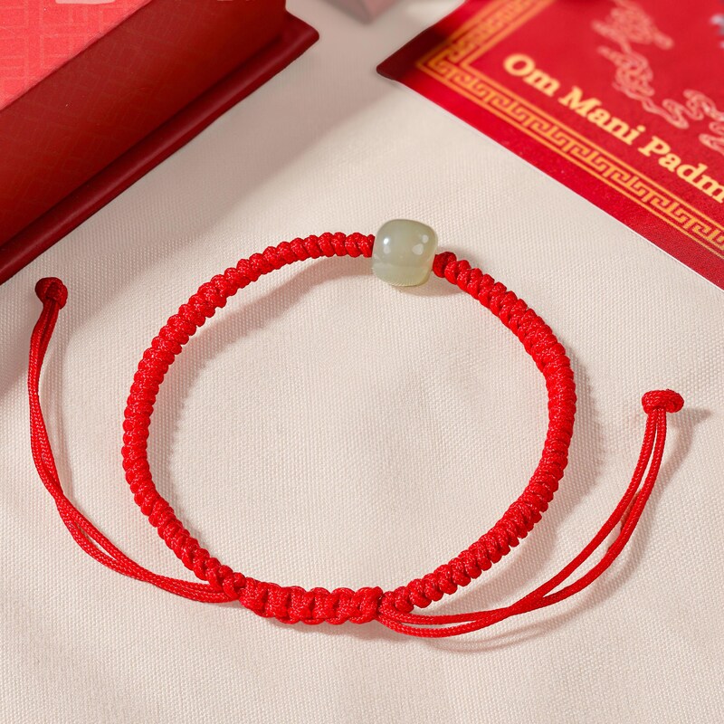 Red Jade Bracelet - Etsy