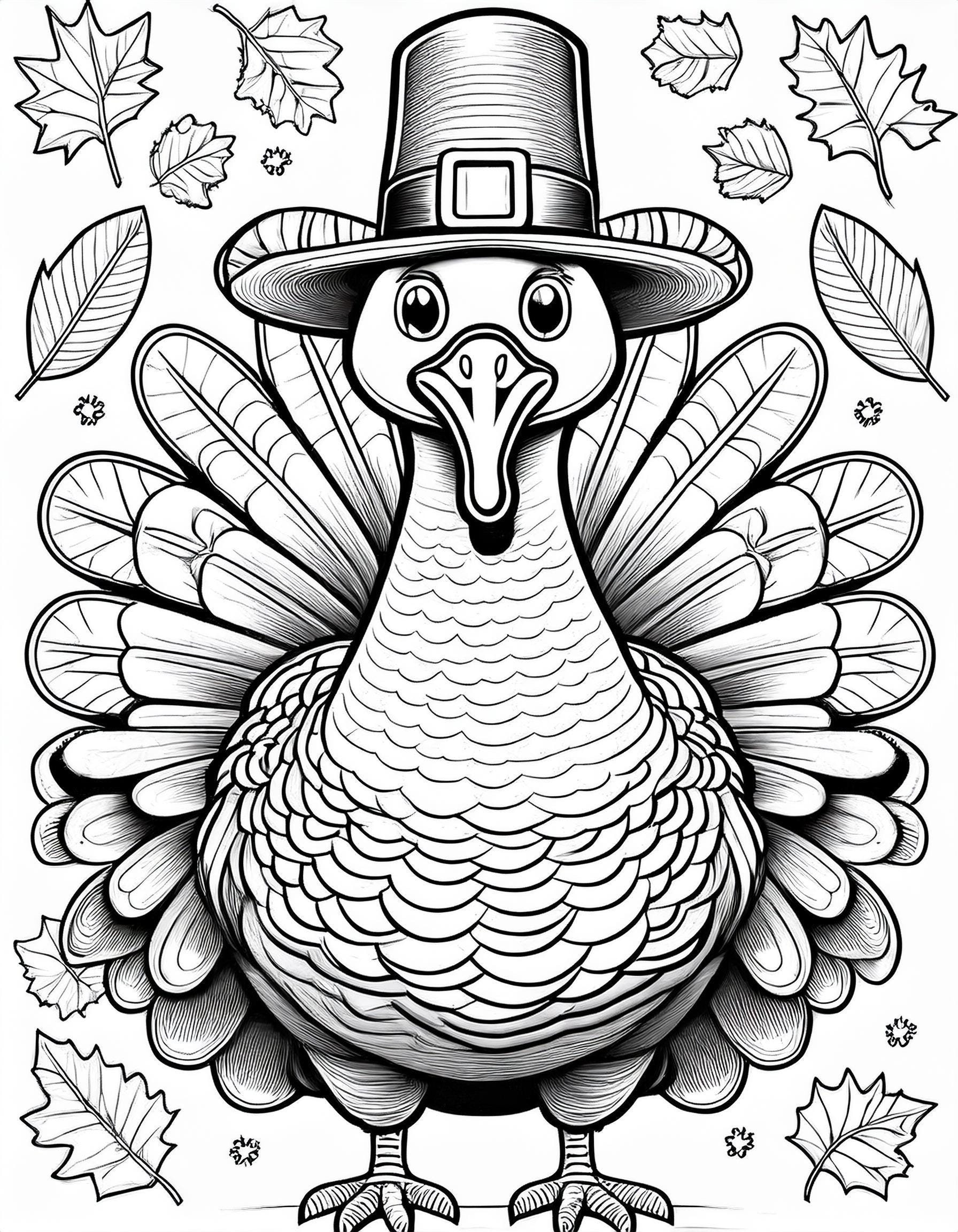 Thanksgiving Coloring Book - Etsy