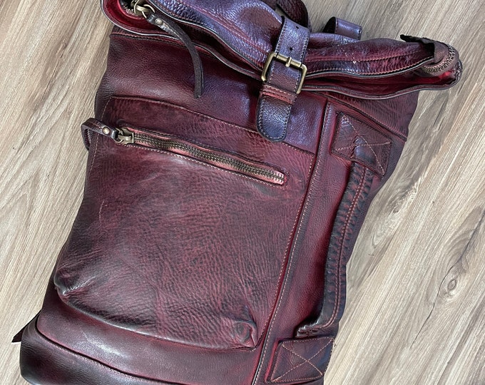 VERA PELLE Backpack Bag Pelletteria Artigiana in Bologna Bayside ...