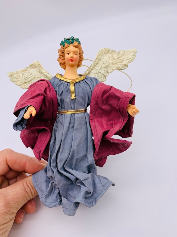 Paper Angel Vintage Paper Angel Hand Made Paper Angel Angel | Etsy