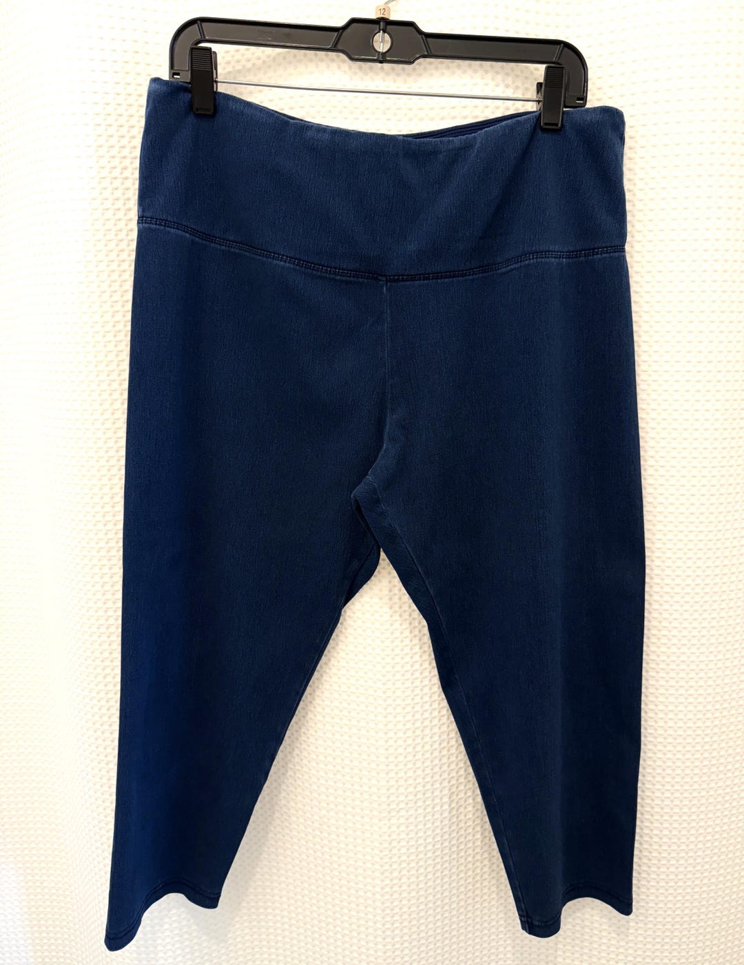 Suave Capri Leggings Pants Dark Blue Jumpsuits Size XL High Rise ...