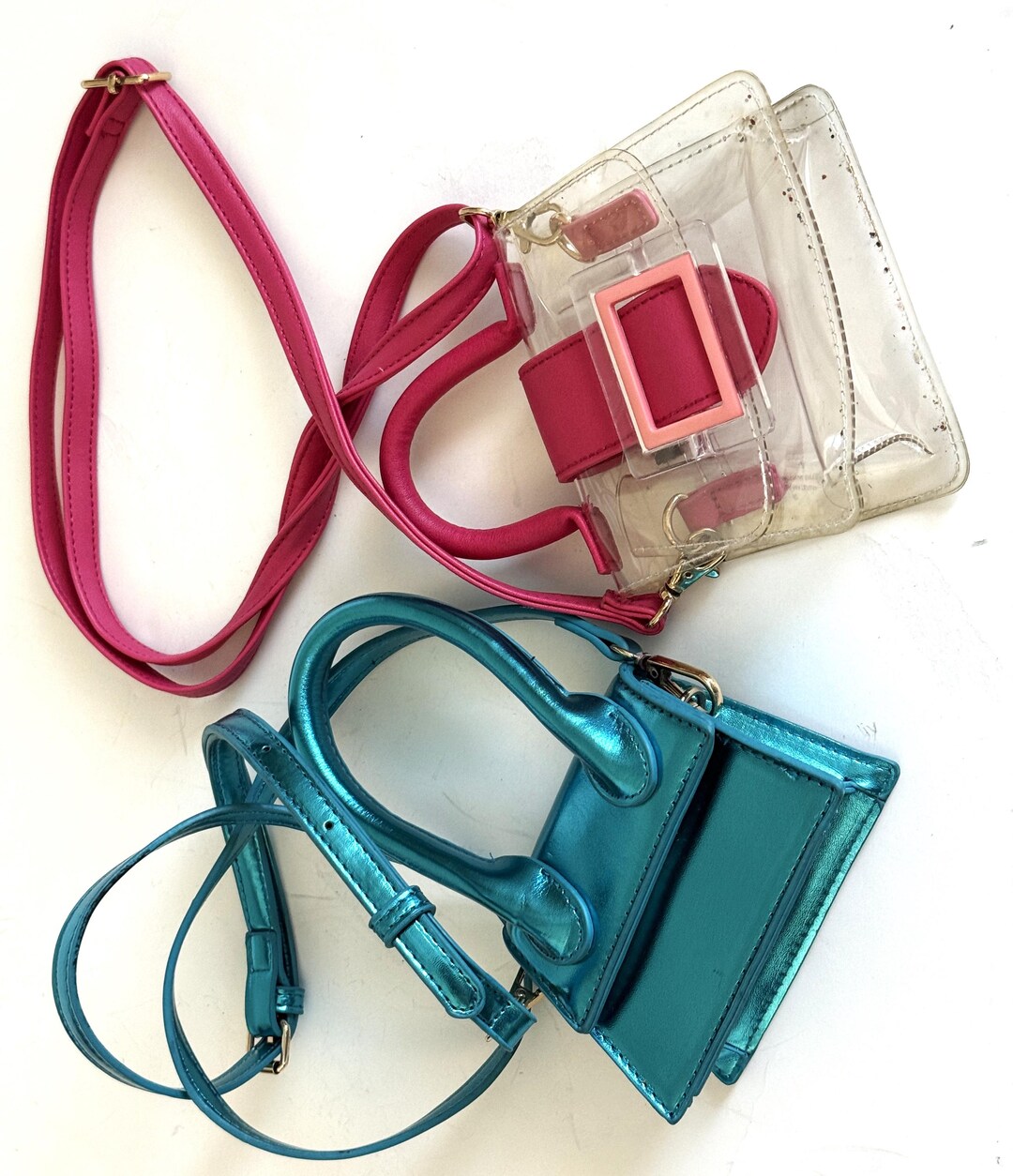 SAM FOREVER Bag Kids Crossbody Bag Blue Leather Crossbody Bag Girl's ...