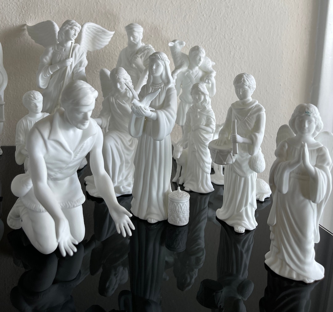 Lenox "the Nativity" Set of 19 Figurines Vintage Set Lenox 1991s ...