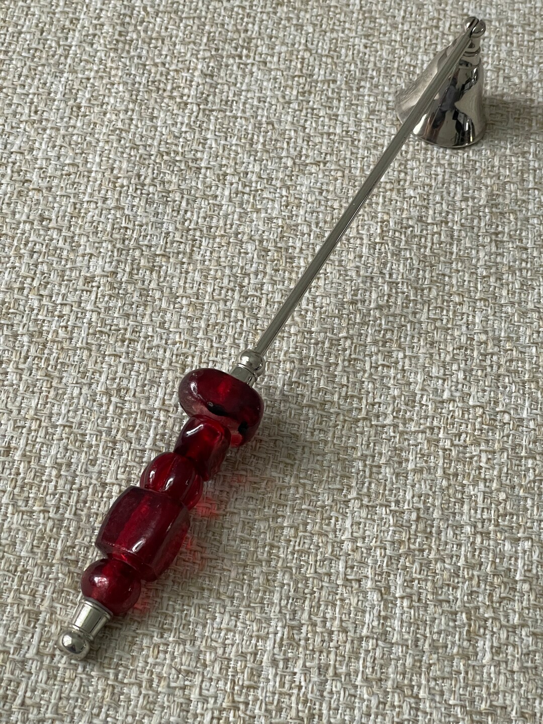 Candle Snuffer Stainless Steel/art Glass Snuffer Extinguisher Snuffer ...