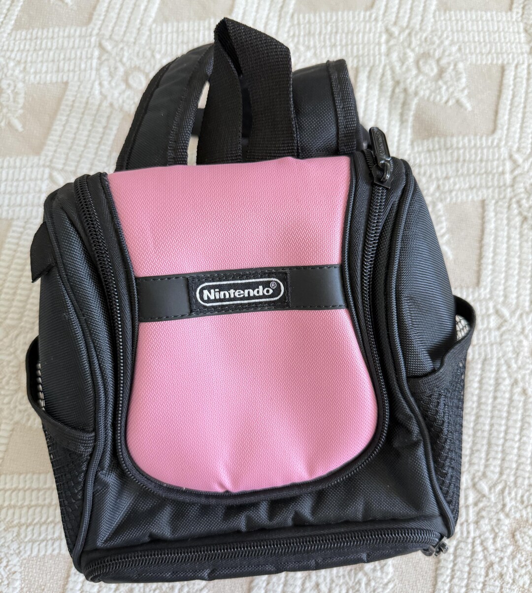 Nintendo Backpack Bag Black/pink Mini Backpack Video Game Bag - Etsy