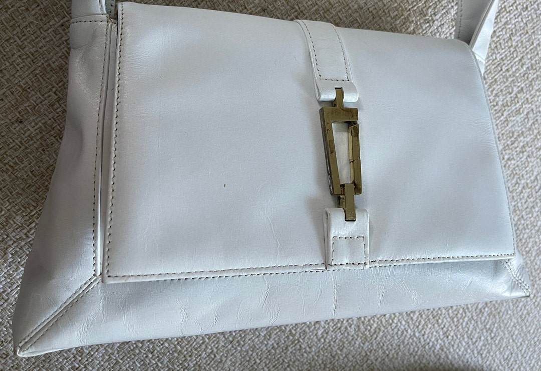 KENNETH COLE Shoulder Bag White Women's Bag Designed Leather Handbag - Etsy
