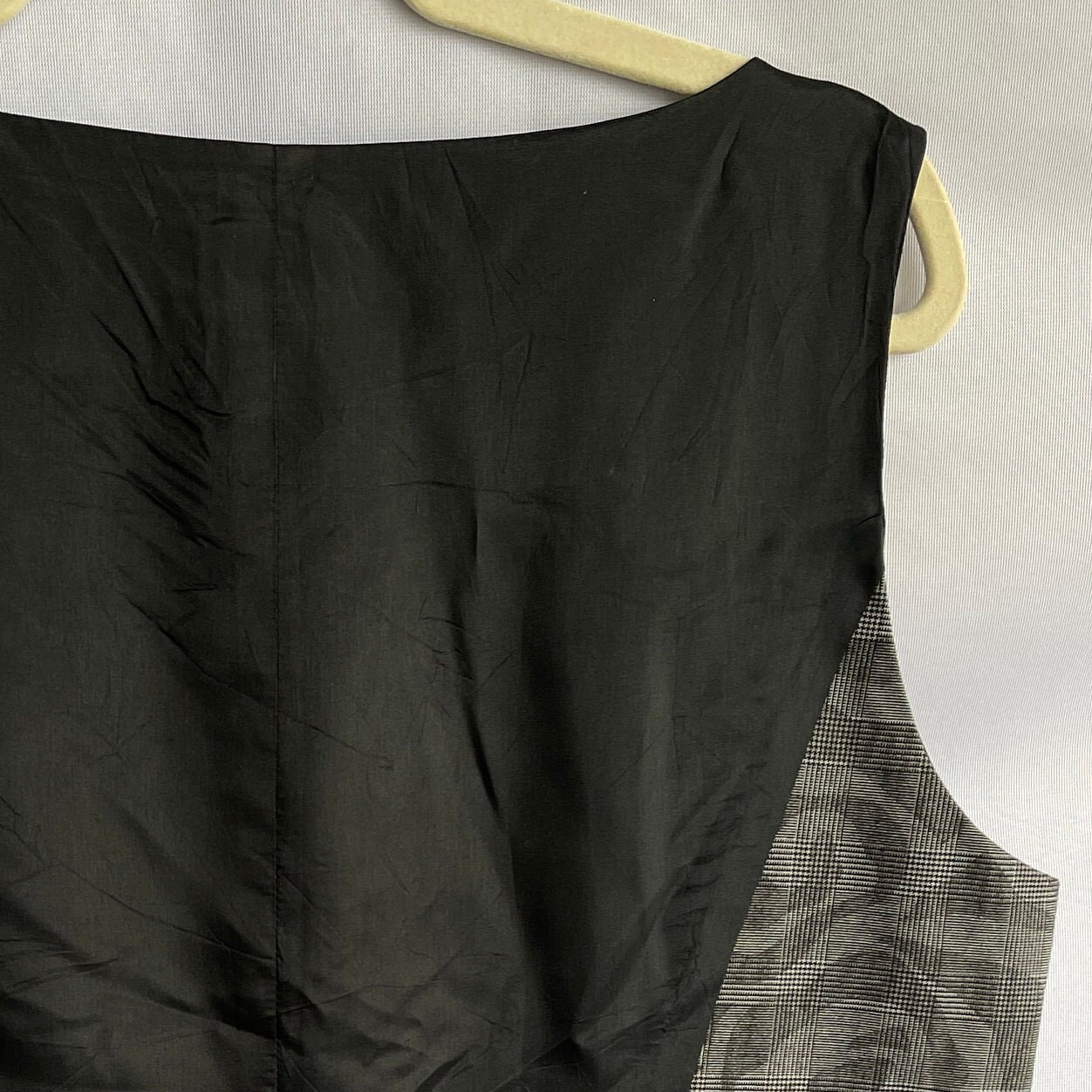 CHICO'S Women's Gray Suit Vest Floral Paisley Print Sleeveless Button ...