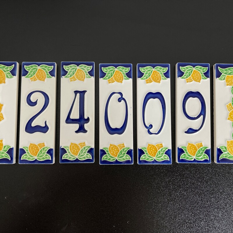 Tile House Numbers - Etsy