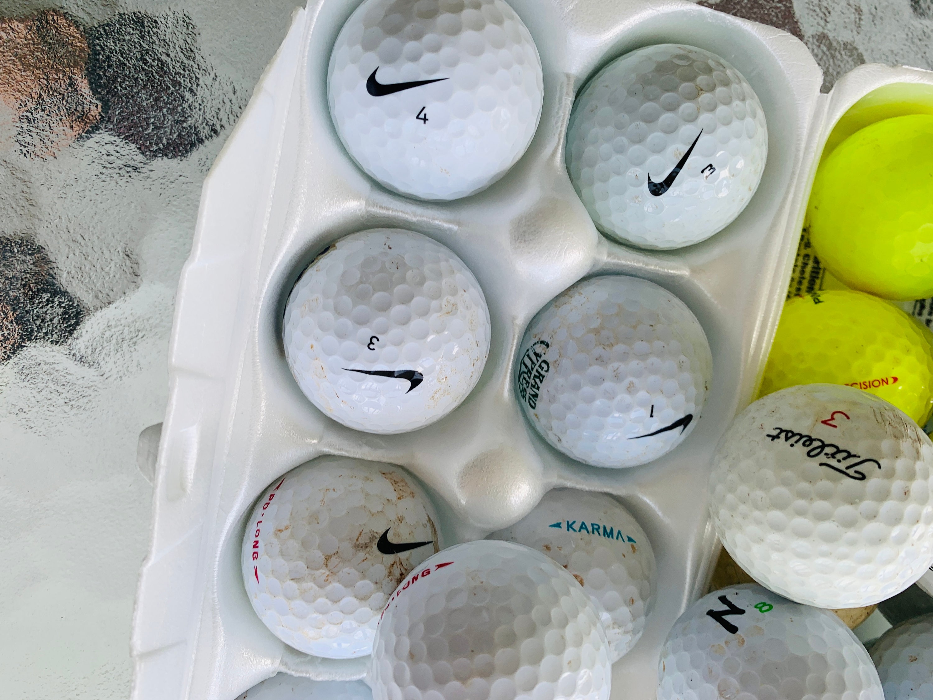 38 GOLF Balls Mix New/used Golf Balls 38 Second Chance Golf - Etsy