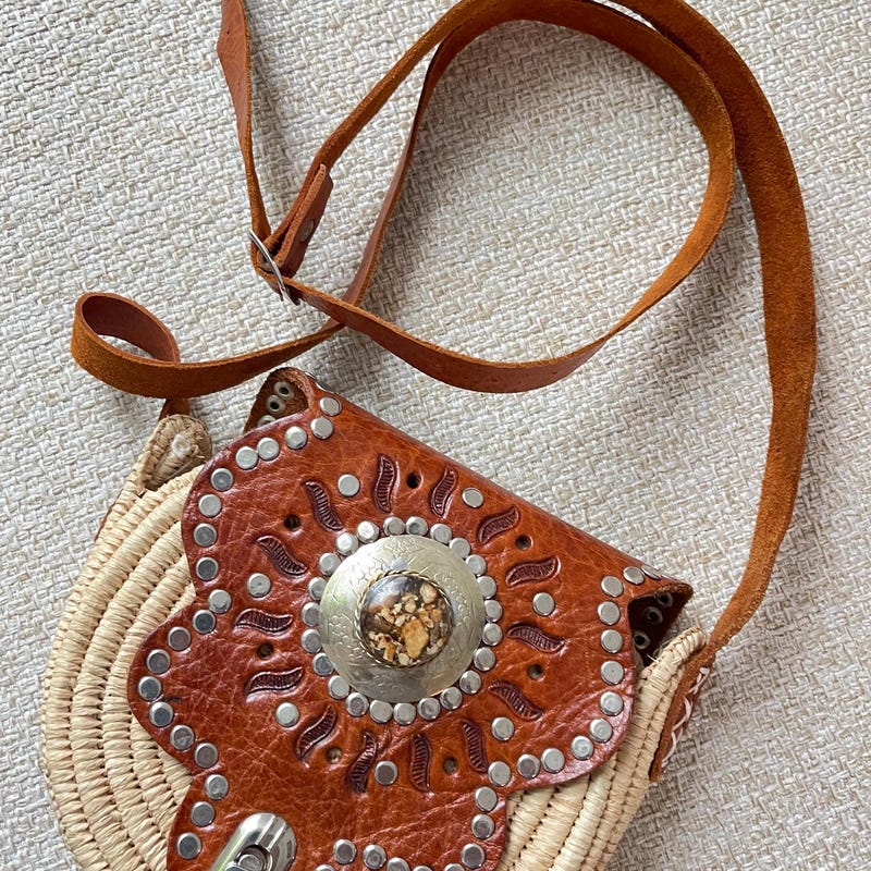 Moroccan Bag Round - Etsy