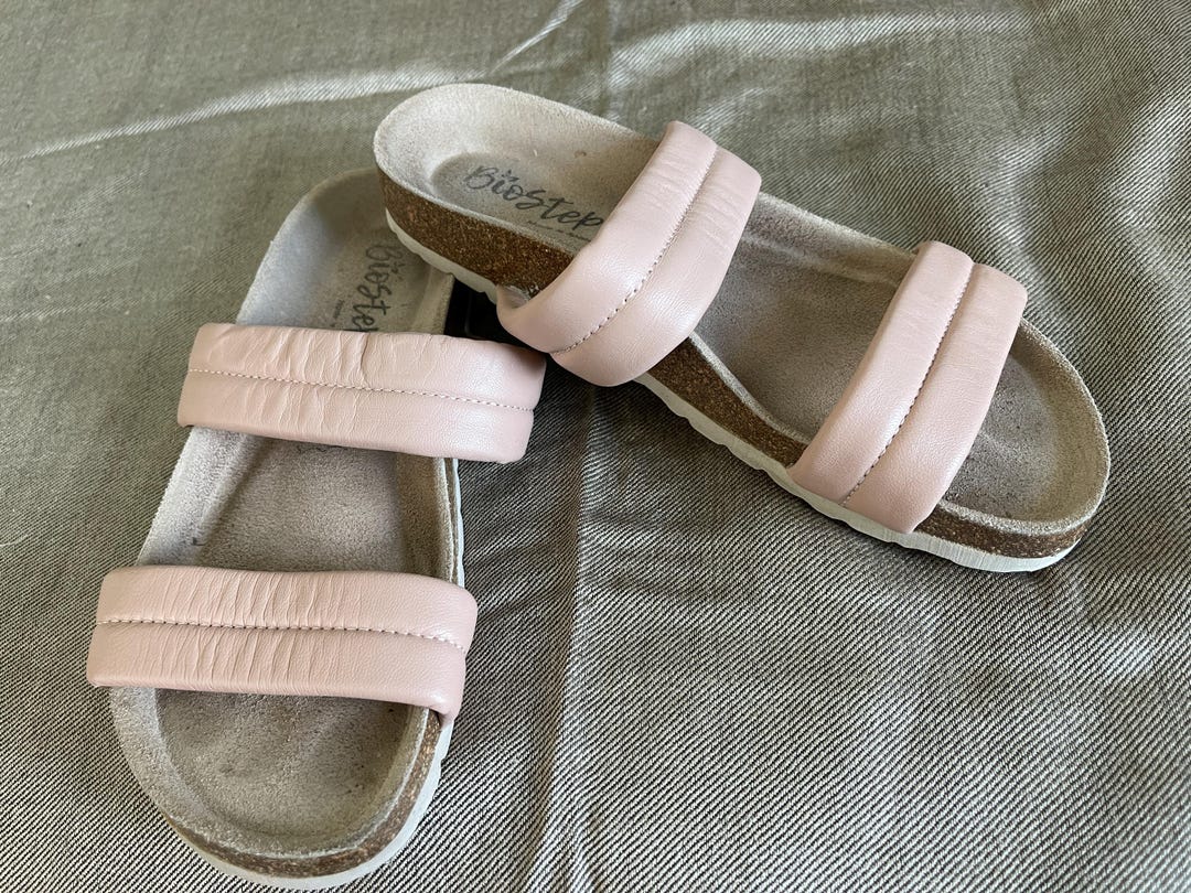 BIOSTEP Sandals Women's Shoes Pink Sandals Slip Size 6,5 Made in Spain ...