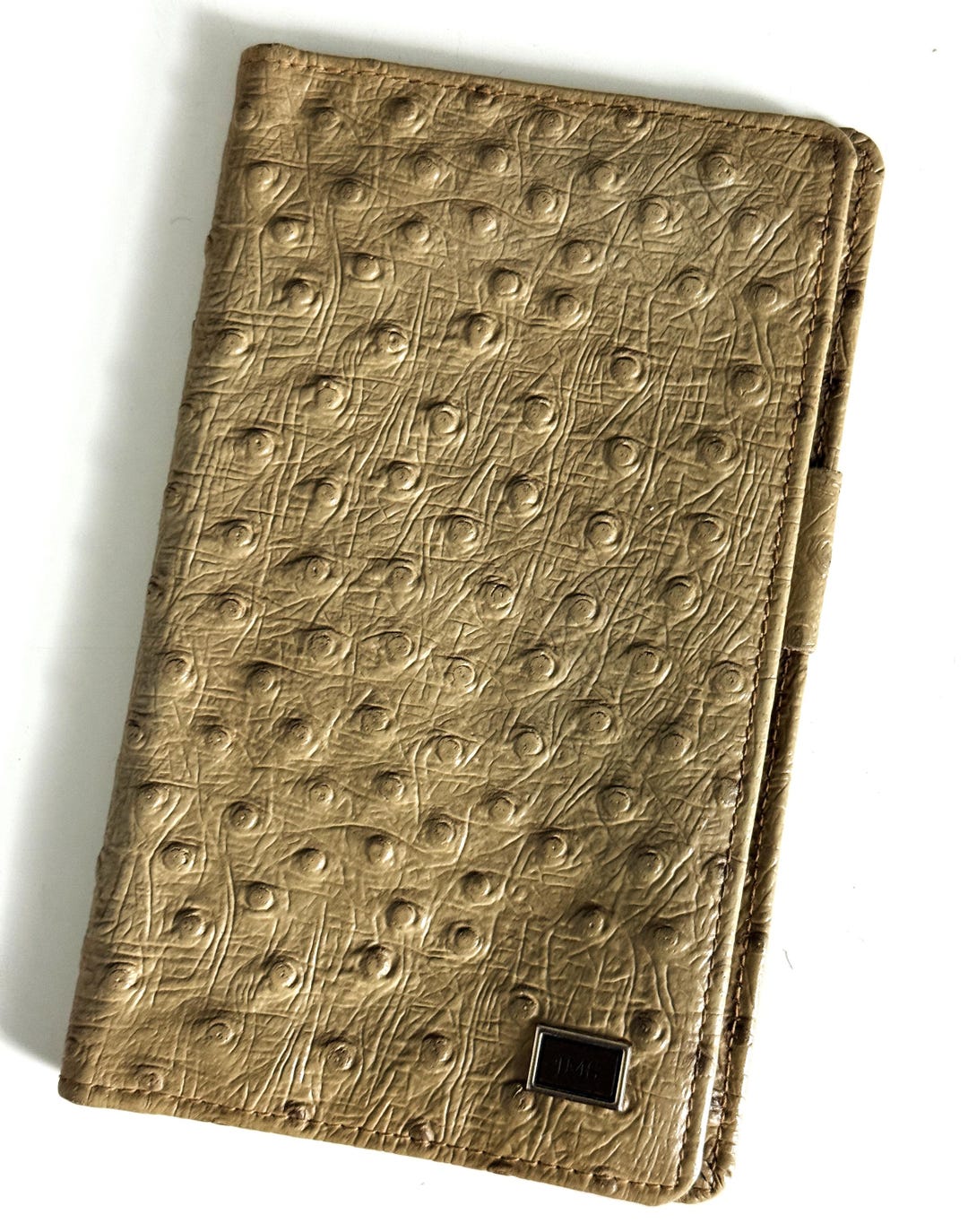 Vintage Wallet JMS Men's Travel Wallet Brown Pig Skin Wallet Made in ...