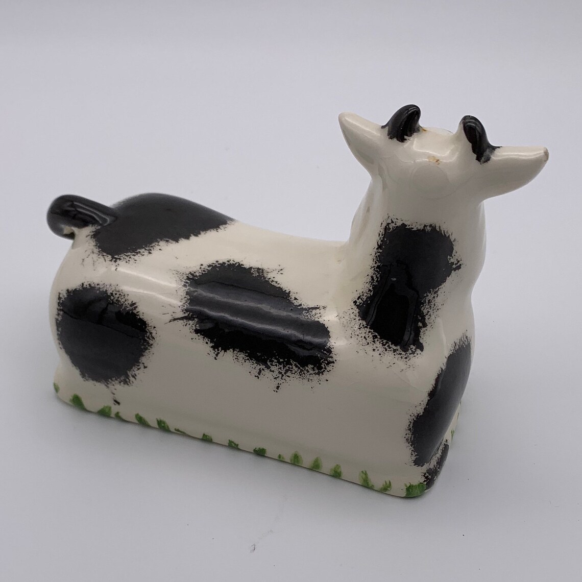 Cow Ceramic Figurine Cow Porcelain Animal Figurine Cow | Etsy