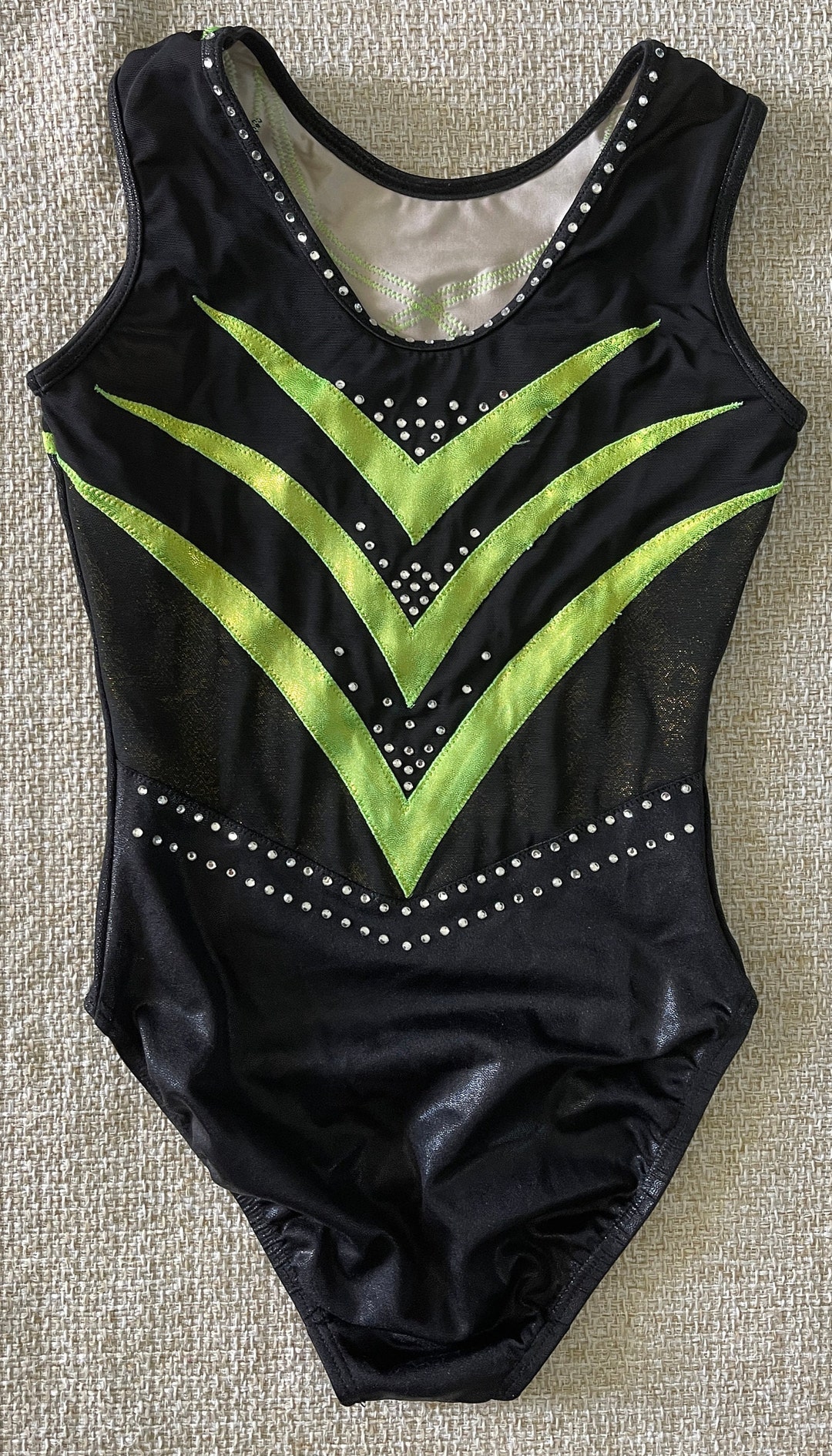 Quatro Gymnastics Leotard Navy Swimsuit for Girl's Black Green Nylon ... Quatro Gymnastics Leotard Navy Swimsuit for Girl's Black Green Nylon ...