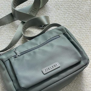 JIELSHI Crossbody Bag Khaki Shoulder Bag Textile Bag Dark Green Bags - Etsy