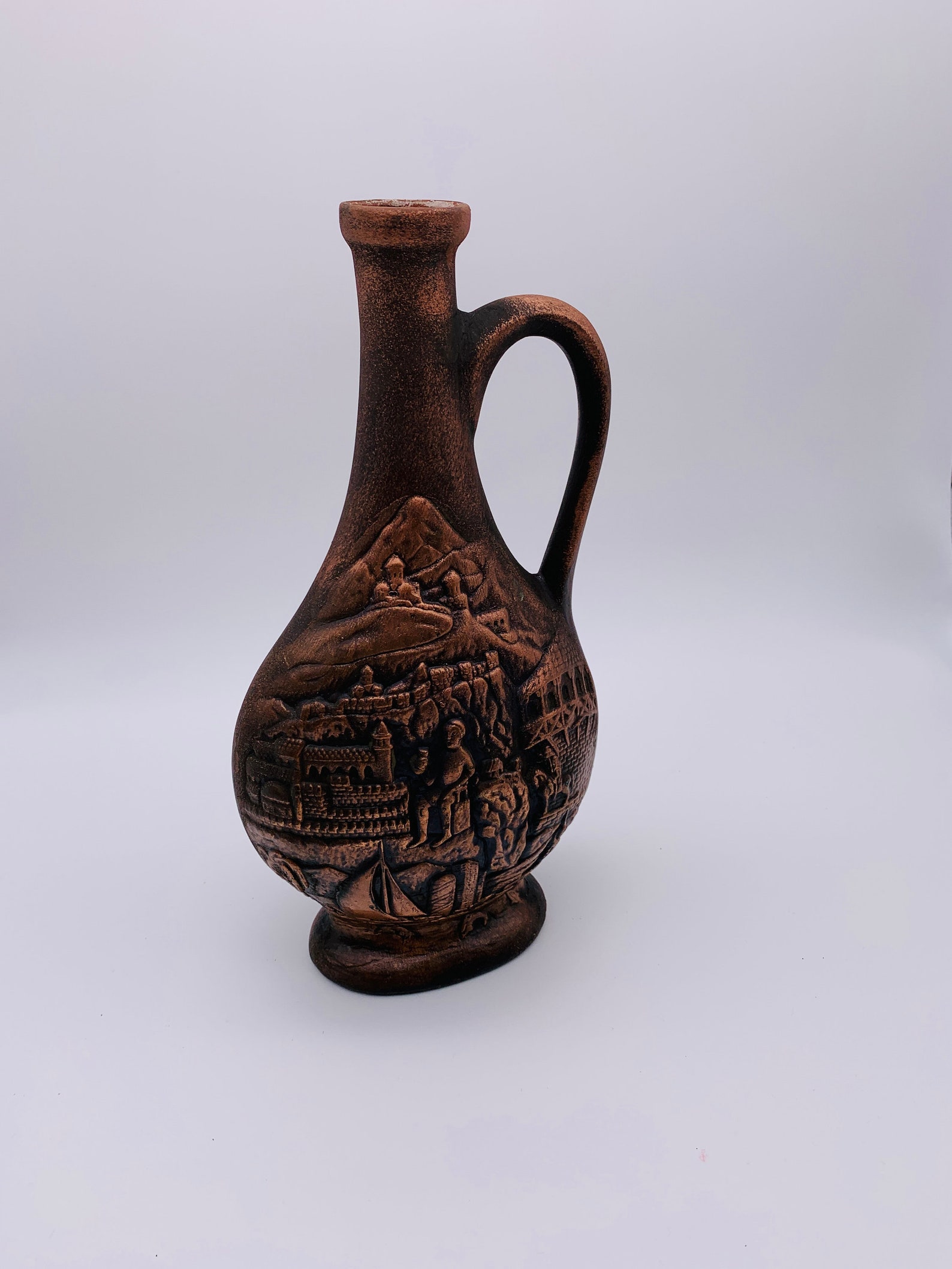 Vintage Empty Jug Hand Made Ceramic Jug Georgia Ceramic Jug Gift for ...