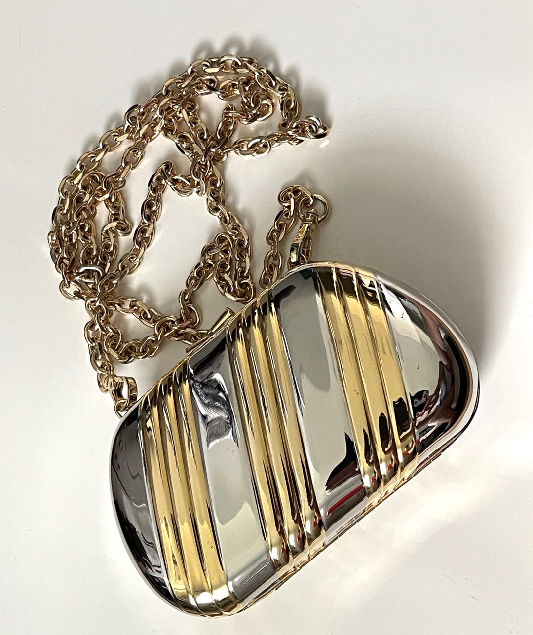 Gold Silver Clutch Evening Metal Clutch Women's Clutch Wedding Purse ...