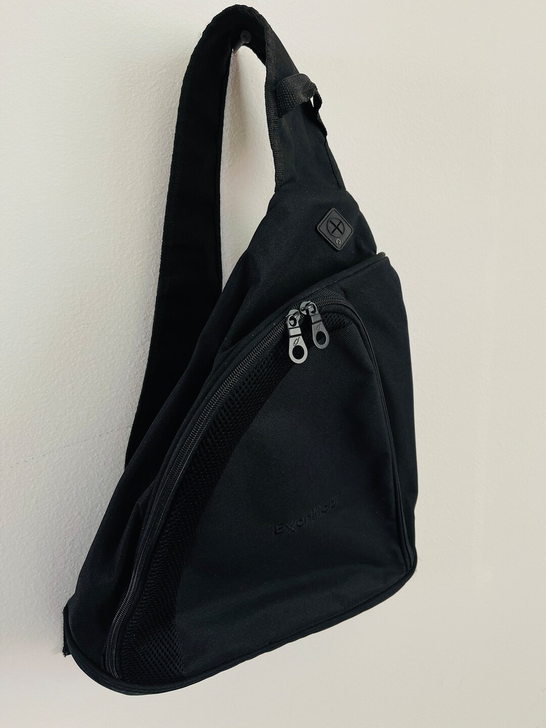 EXXONMOBIL Backpack Black Canvas Light Backpack - Etsy