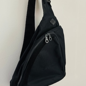 EXXONMOBIL Backpack Black Canvas Light Backpack - Etsy