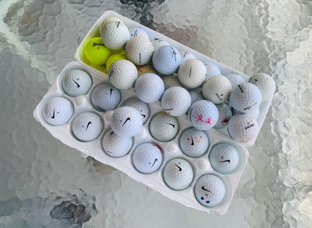 38 GOLF Balls Mix New/used Golf Balls 38 Second Chance Golf Balls White ...