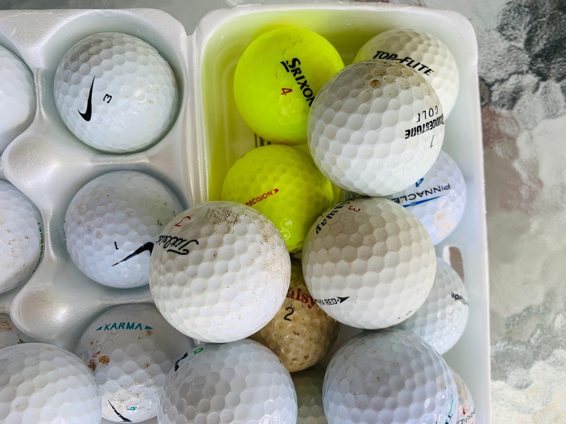 38 GOLF Balls Mix New/used Golf Balls 38 Second Chance Golf - Etsy