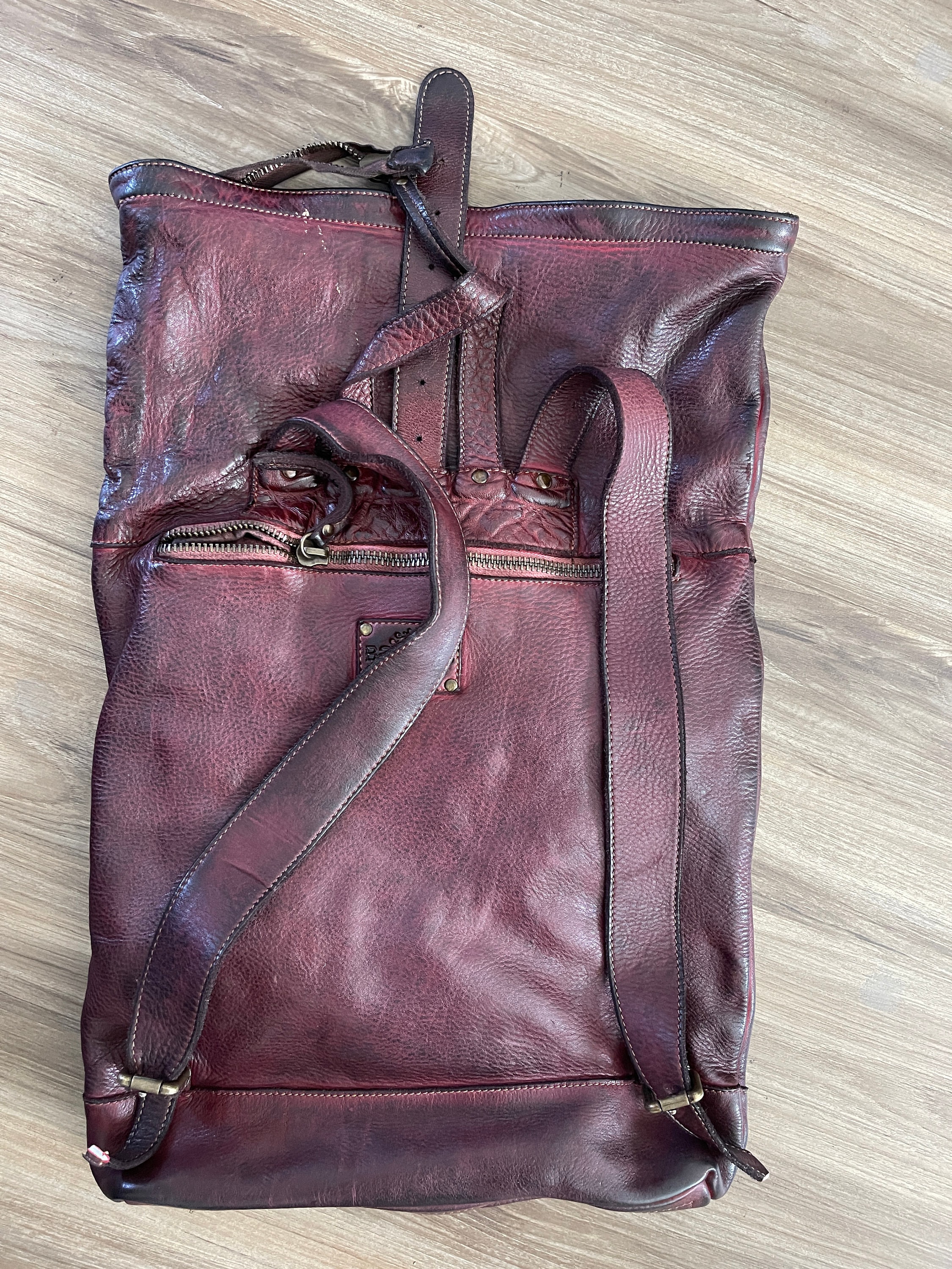 VERA PELLE Backpack Bag Pelletteria Artigiana in Bologna Bayside ...