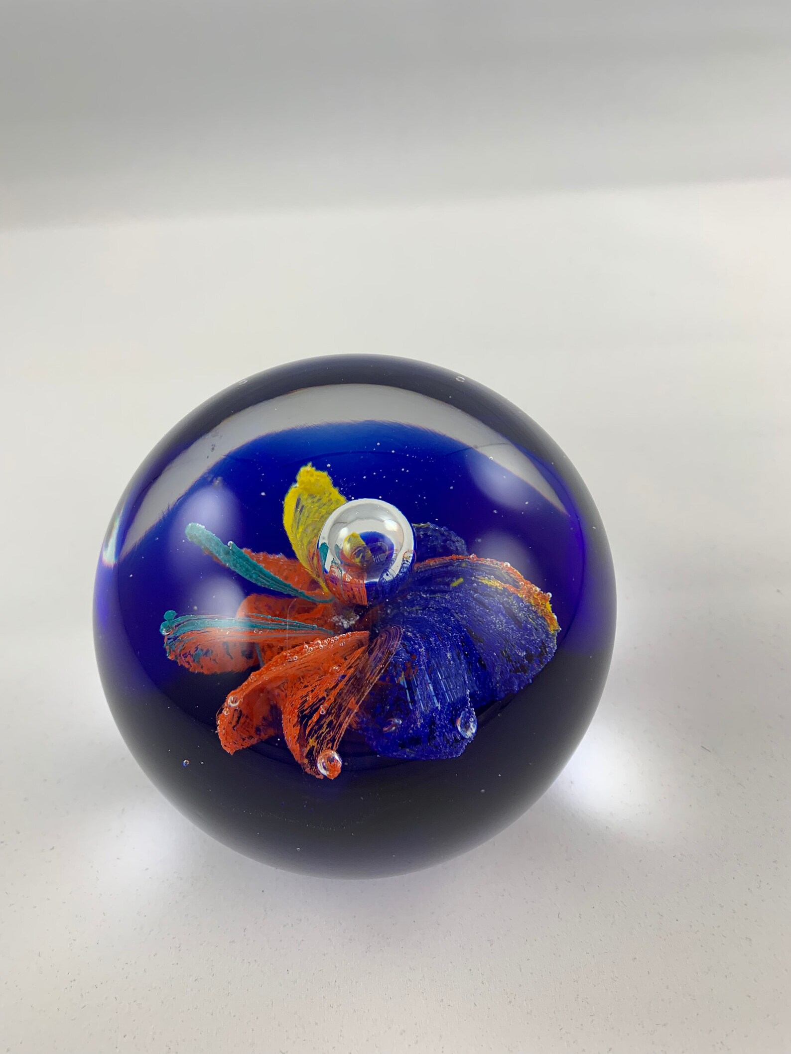 Murano Glass Paperweight Vintage Murano Glass Glass Paper - Etsy