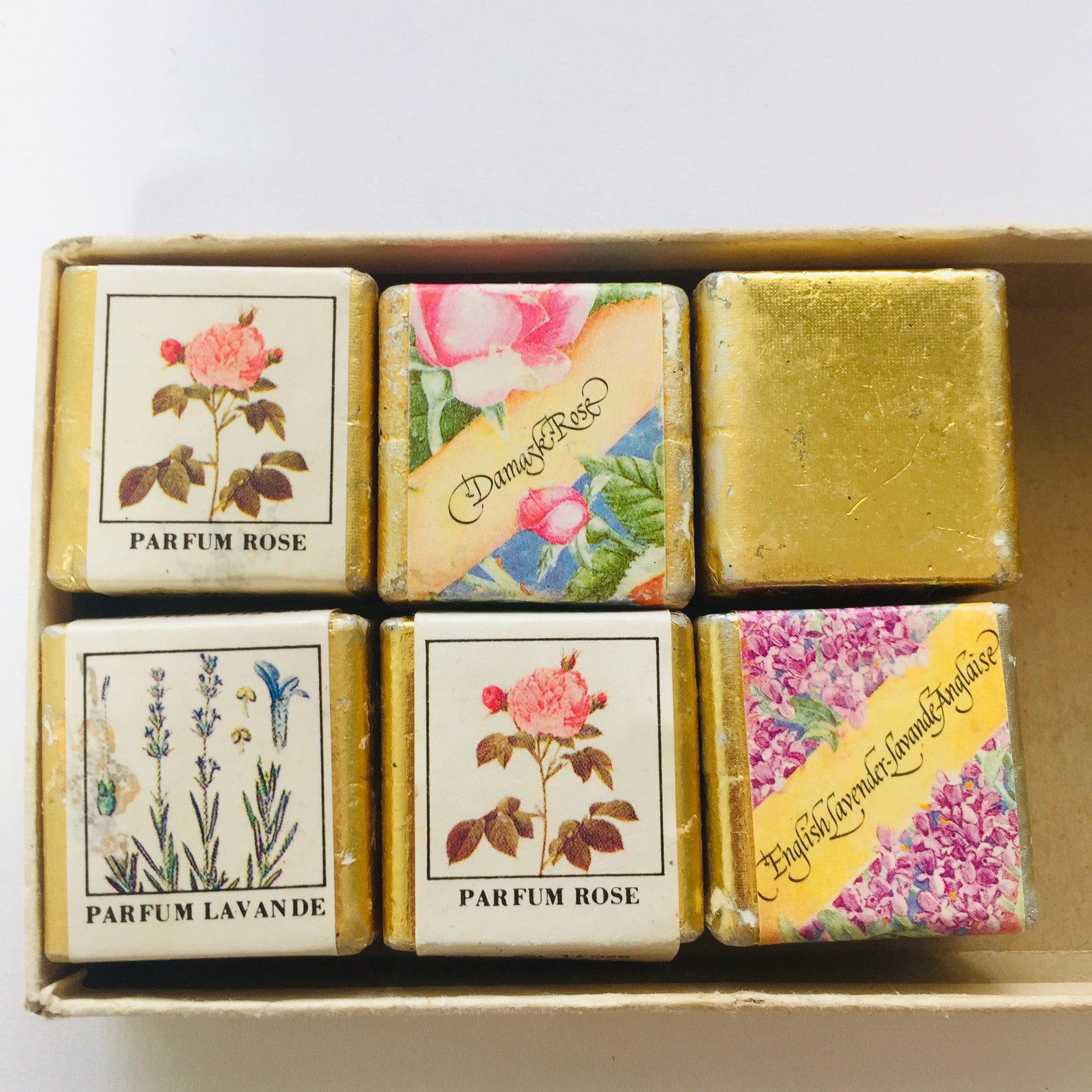 Vintage Soap Bars Packaging Unopened Soap Bars Souvenir English Parfum ...
