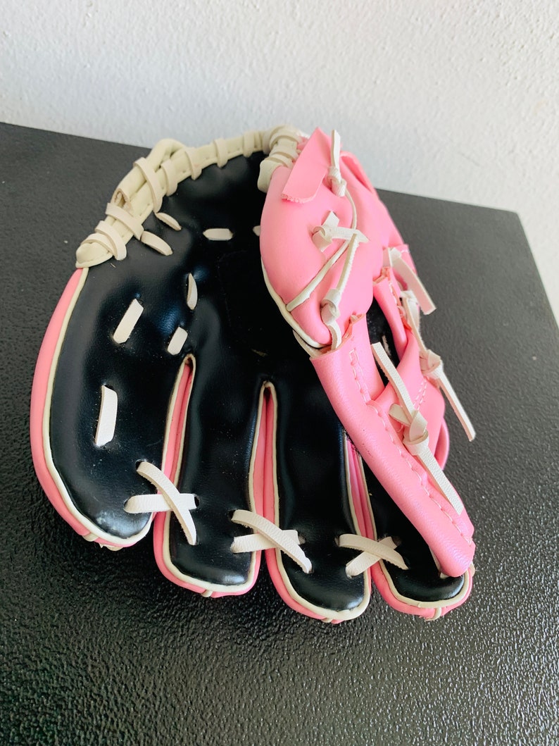 Baseball Glove Girly Baseball Glove Sport Gloves Leatherette - Etsy