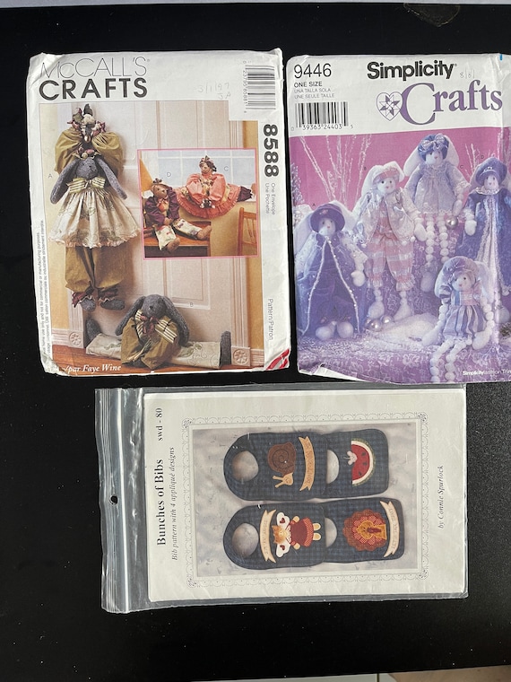 Set of 3 Kits Patterns for Handmade Hand Made Fabric Toys Kits - Etsy