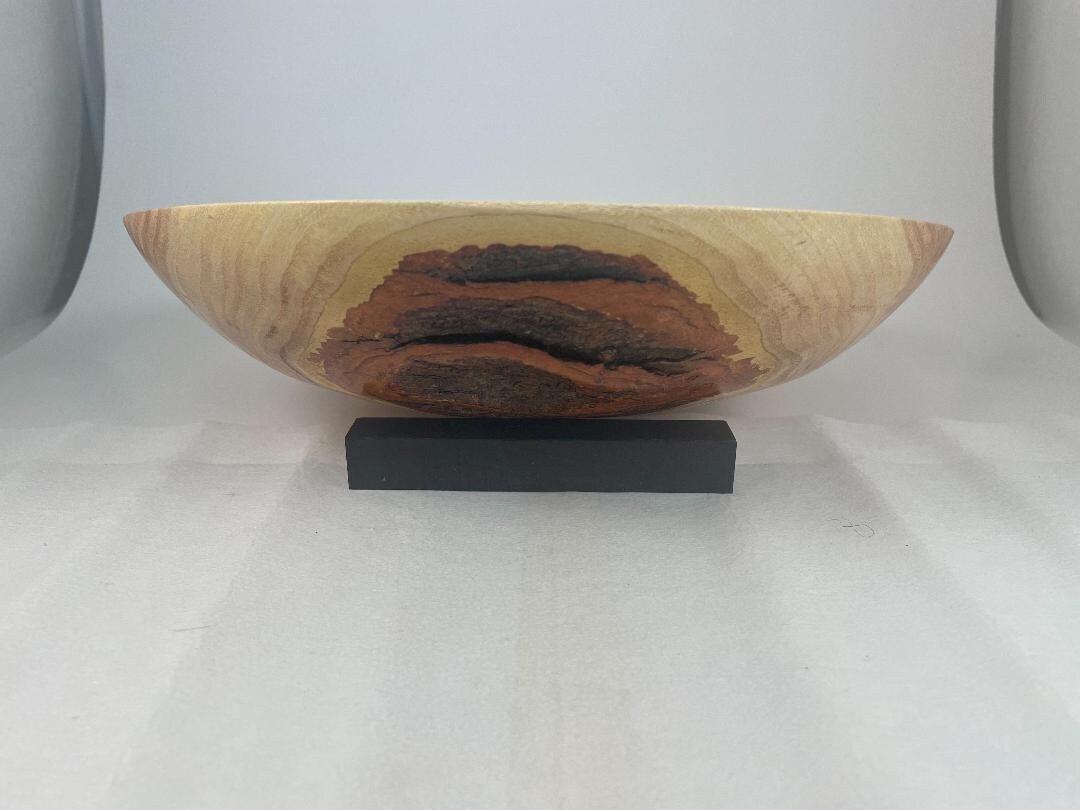 Honey Locust Bowl With Bark - Etsy