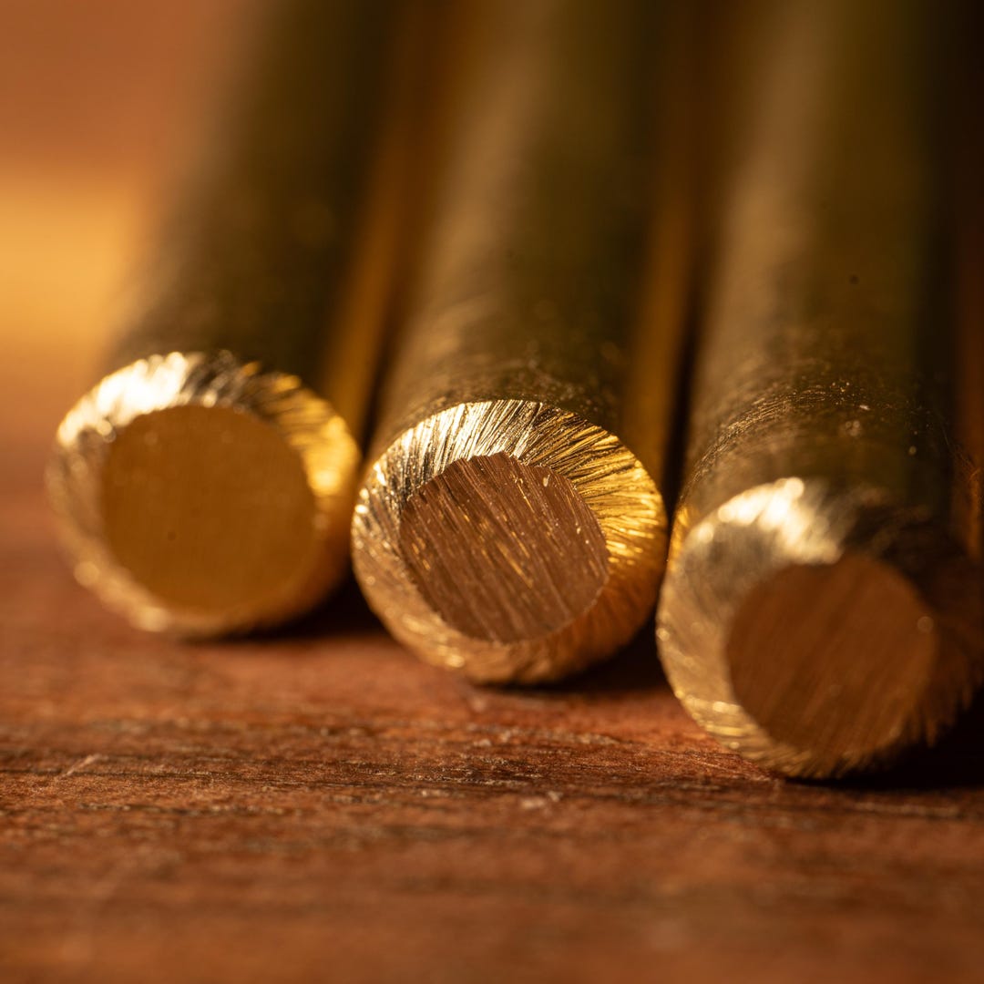 Solid Brass Knife Pins 1/4" Diameter - Pin-3 - Etsy