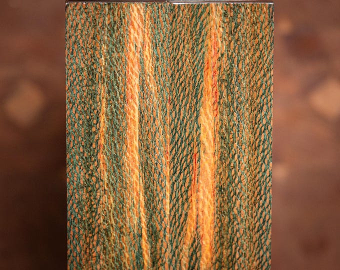 Quarter Sawn Sycamore Knife Scales - Lace Pattern - Double Dyed and ...