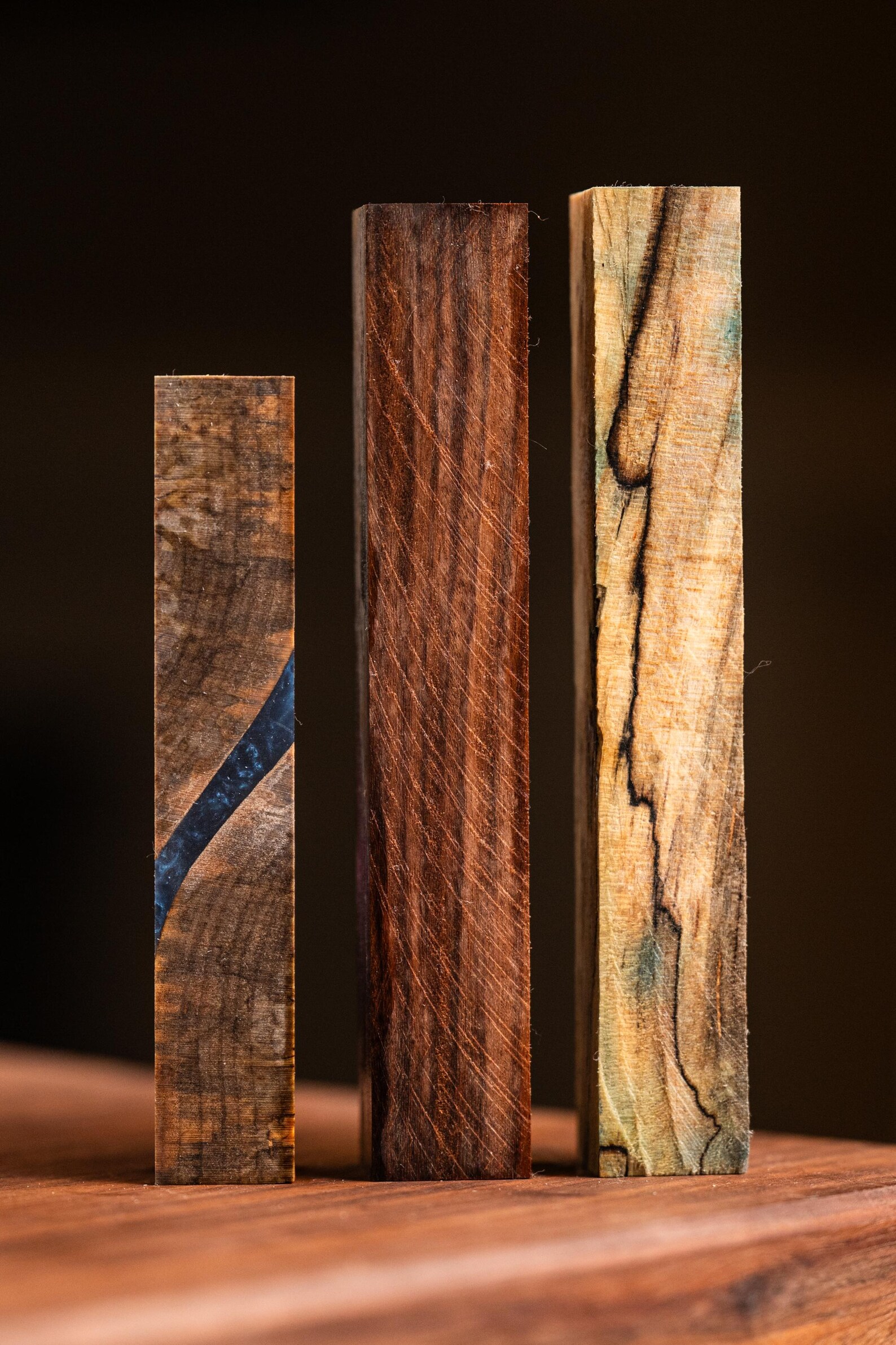 Pen Blanks Variety Pack Bolivian Rosewood Spalted Ambrosia Maple ...