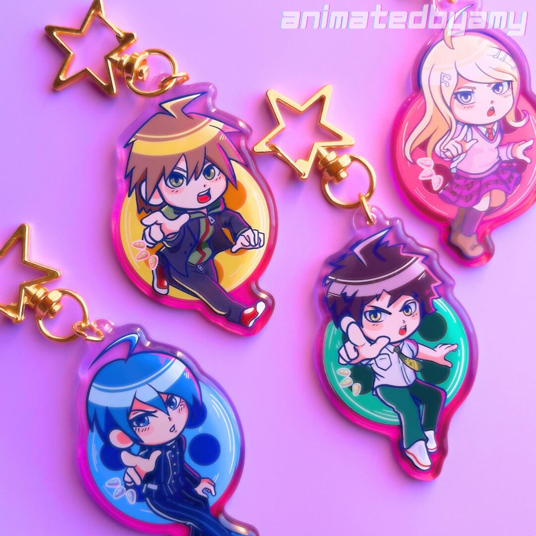 Dang Romppa DR2 / DV3 Acrylic Charm Protagonists 2.5" Front Epoxy - Etsy