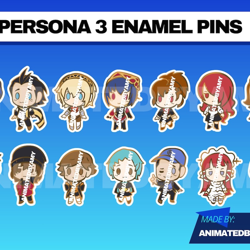 Aigis and Makoto - Etsy