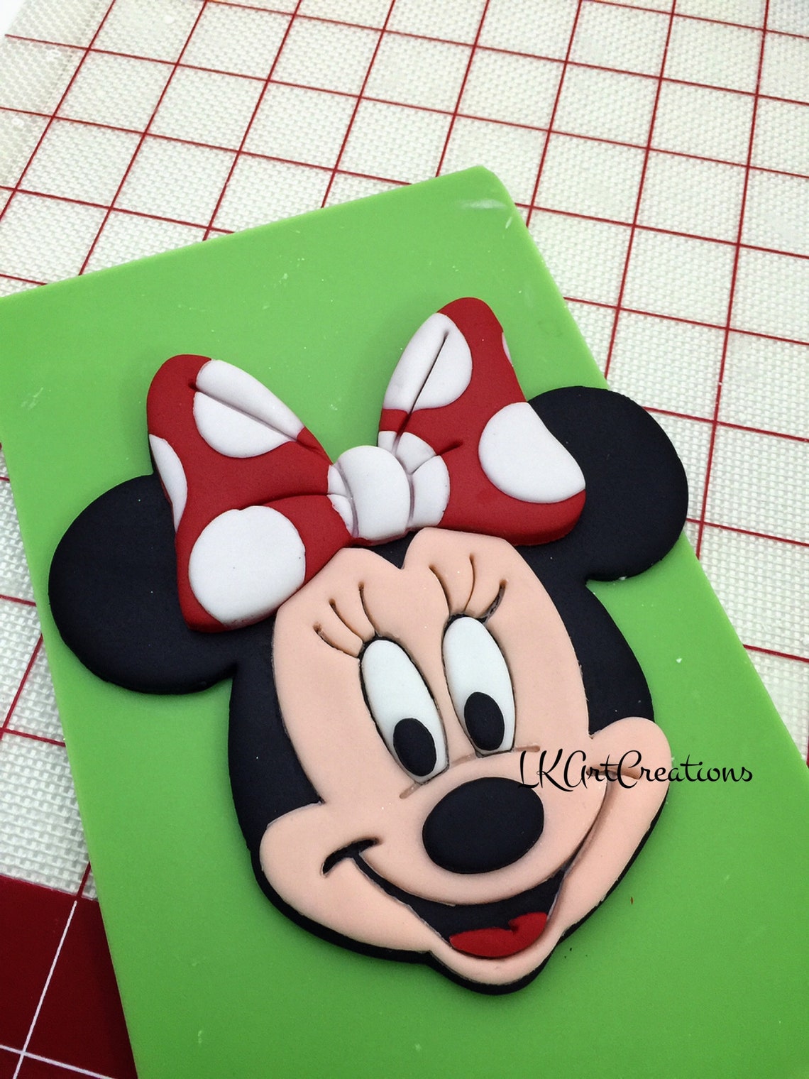 Minnie Mouse Fondant Cake Topper - Etsy