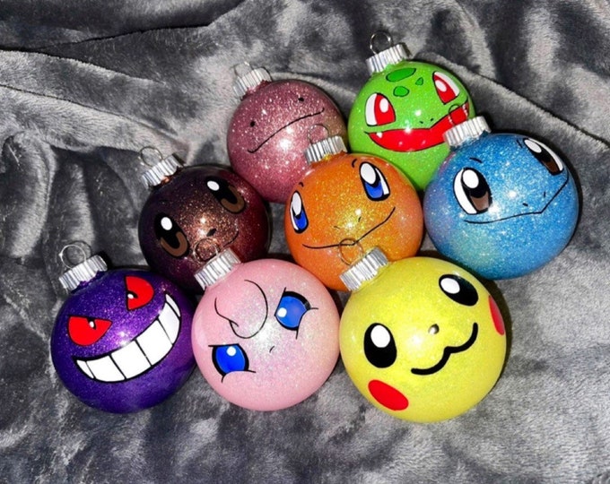 Pokémon Christmas Ornaments - Etsy