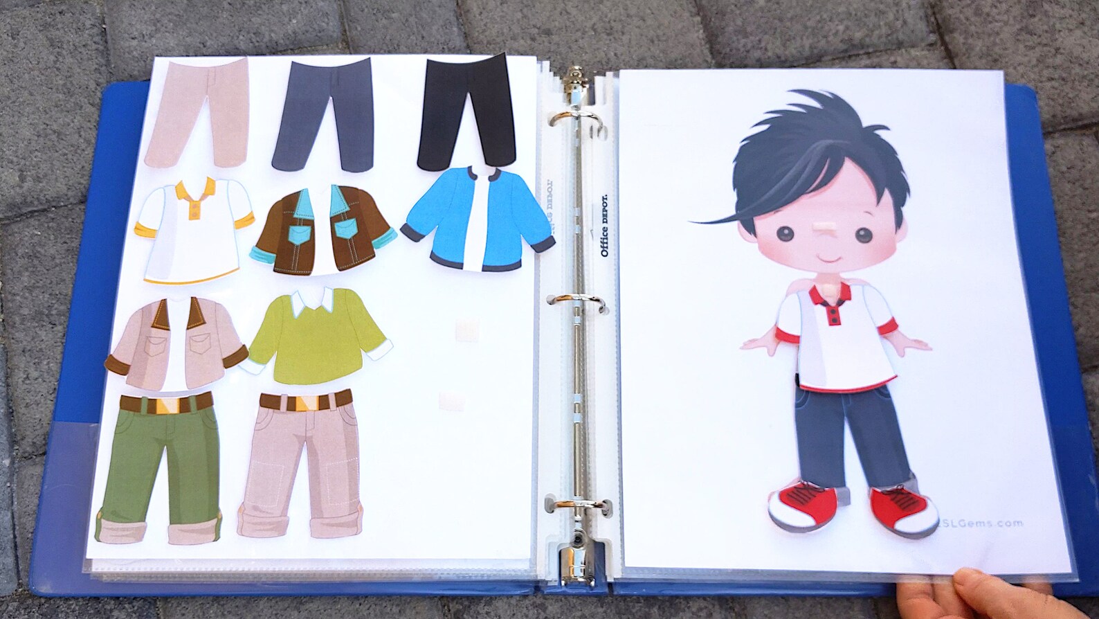 DRESS UP Printable Activity Preschool Busy Book Homeschool - Etsy