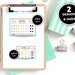 BLUE RAINBOW Printable Punch Card | Editable Chore Chart | Sticker ...