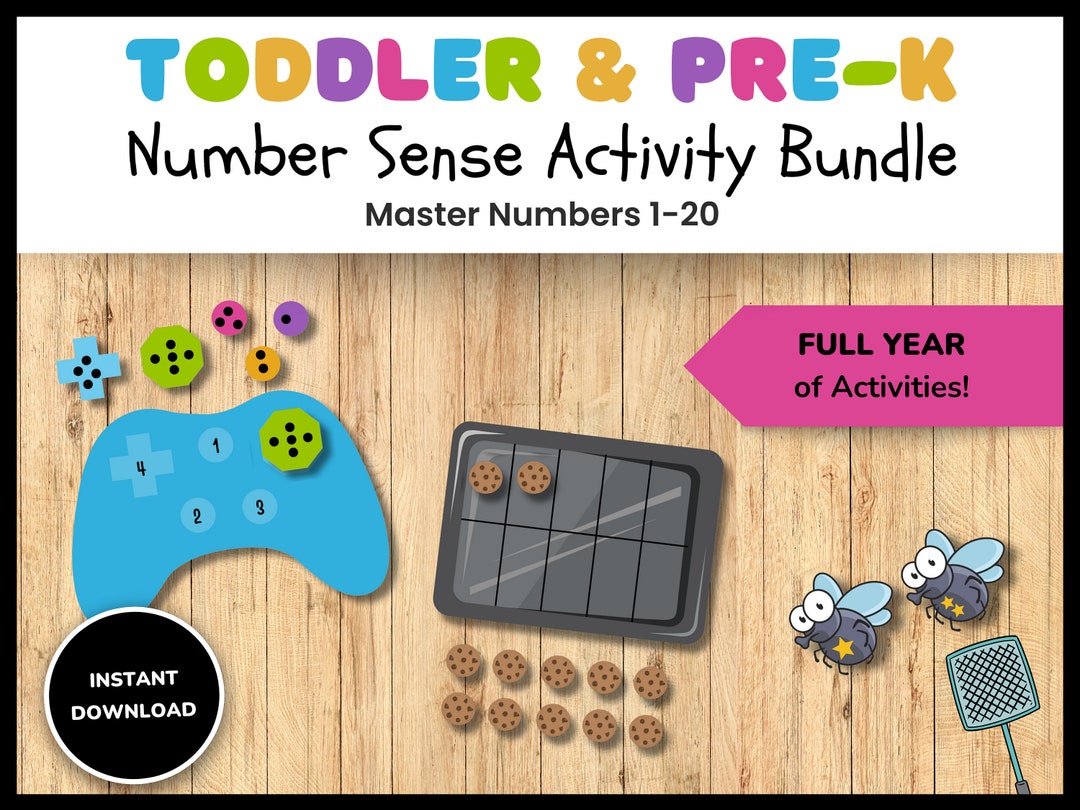 Learn Number Sense Pre K Learning Activities | Kindergarten Toddler ...