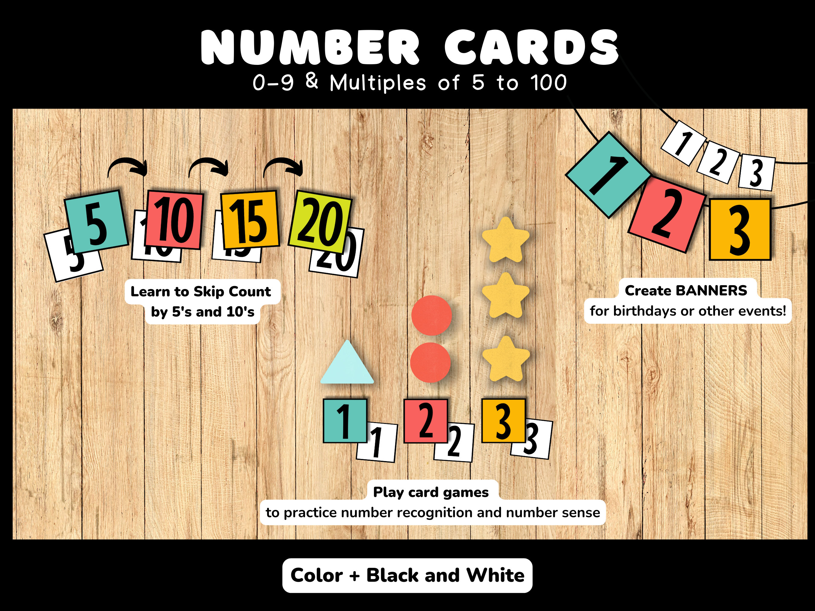 Printable Alphabet Number Flashcards | Classroom Banner Decor (digital ...